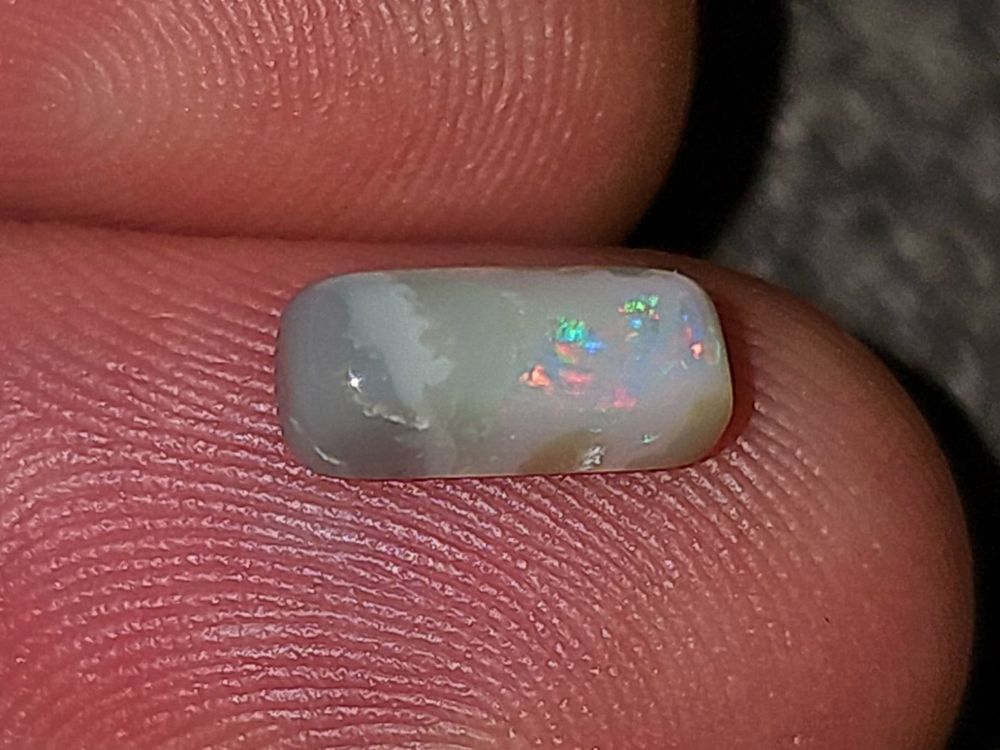 Seltener rot/blauer Opal aus Lightning Ridge, Australien. (Gebraucht ...