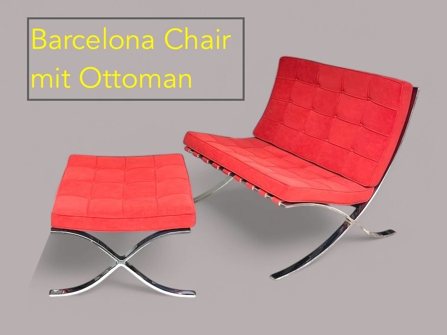 🔷 Barcelona Chair mit Ottoman - Knoll (Gebraucht) in Zürich für CHF 20 ...