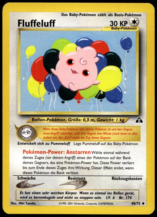 Fluffeluff 40/75 Pokémon Neo Discovery ab 1.- (Neu (gemäss Beschreibung ...