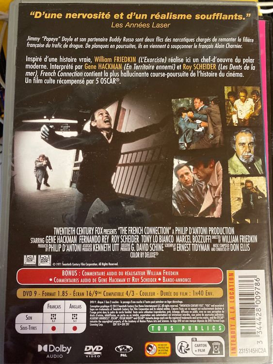 DVD - French Connection - 5 Oscars - GENE HACKMAN | Comprare su Ricardo