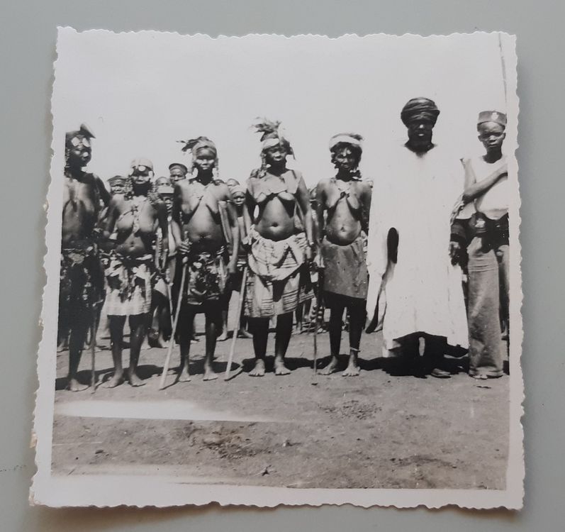 Altes Foto PoC Fest fête Béké 1945 Afrika ? People of color (Gebraucht ...