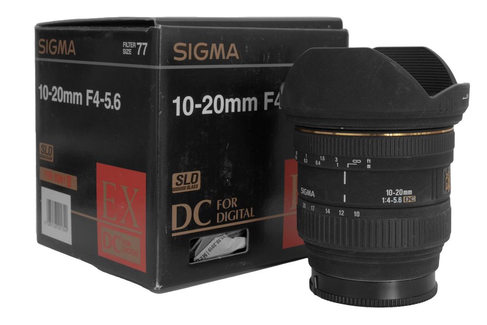 SIGMA 10-20mm F/4.0-5.6 EX DC HSM Weitwinkel Zoom SONY A (Gebraucht) in ...