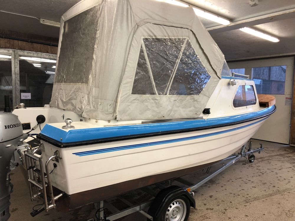 Vega Hurricane Motorboot mit Honda Aussenborder, Top! (Gebraucht) in ...