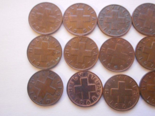 2 Rp. Serie 1948 - 1974 (Gebraucht) in Kriegstetten für CHF 1.5 – mit ...