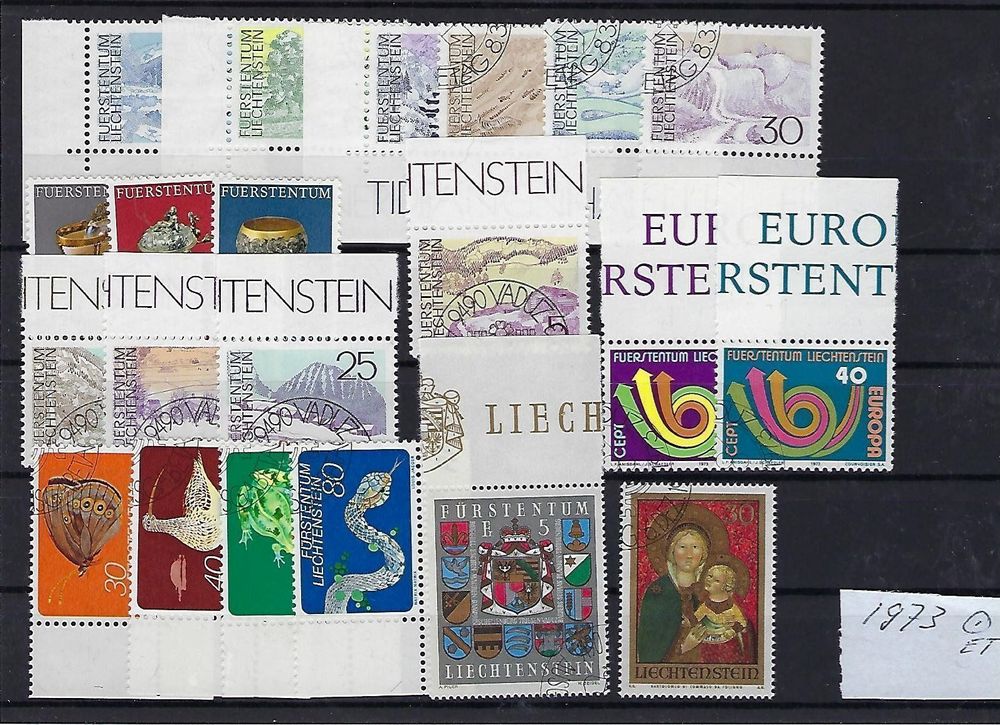 1973 Liechtenstein Lot ET. 11534 (Gebraucht) in Lunden für CHF 7 – mit Lieferung auf Ricardo kaufen