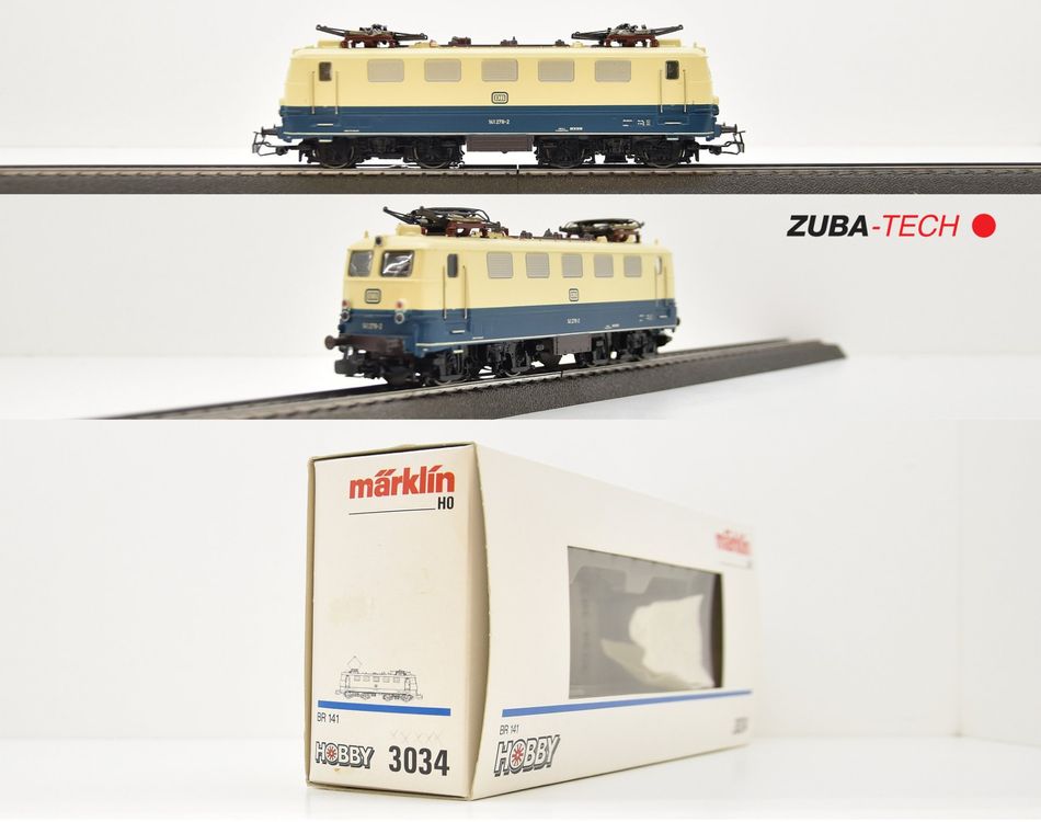 Märklin 3034 E-Lok BR 141 DB H0 WS Analog mit OVP | Acheter sur Ricardo