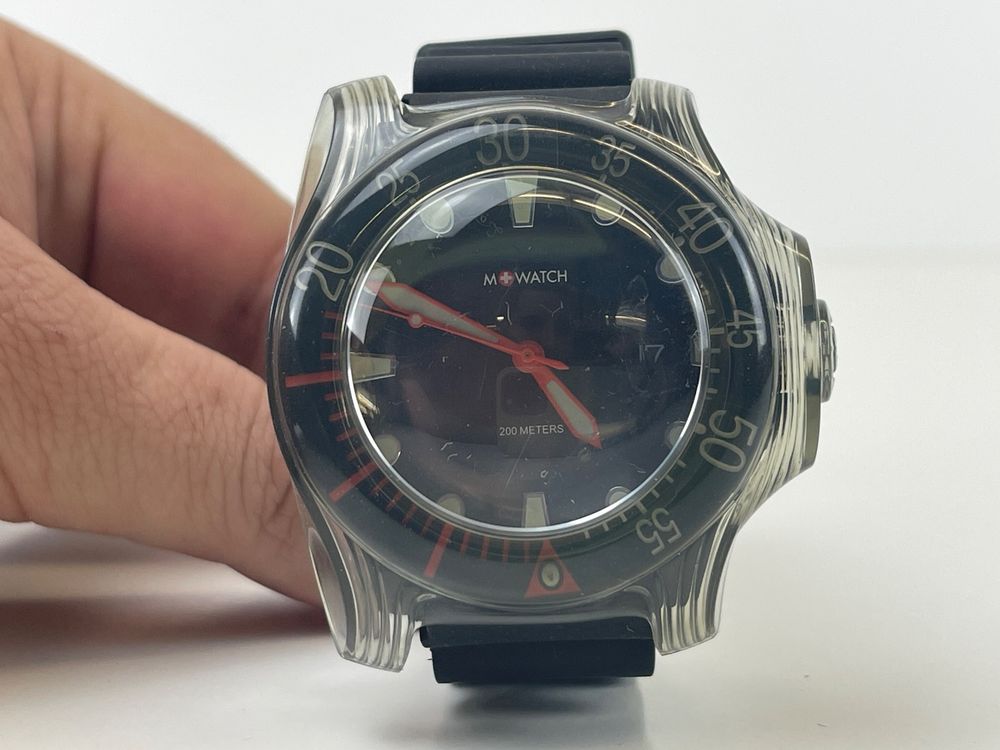 Ungetragene M-WATCH Aqua 44 mm Herren Armbanduhr Taucheruhr | Kaufen ...