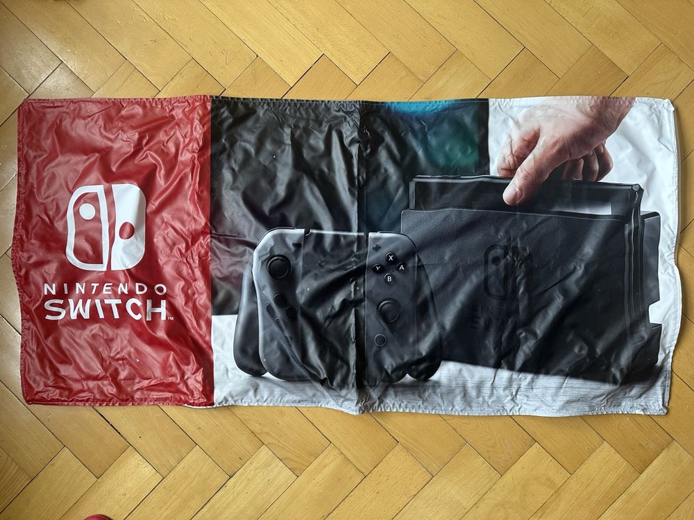 Original Nintendo Switch Promo Banner, Werbung aus GameStop (Gebraucht ...