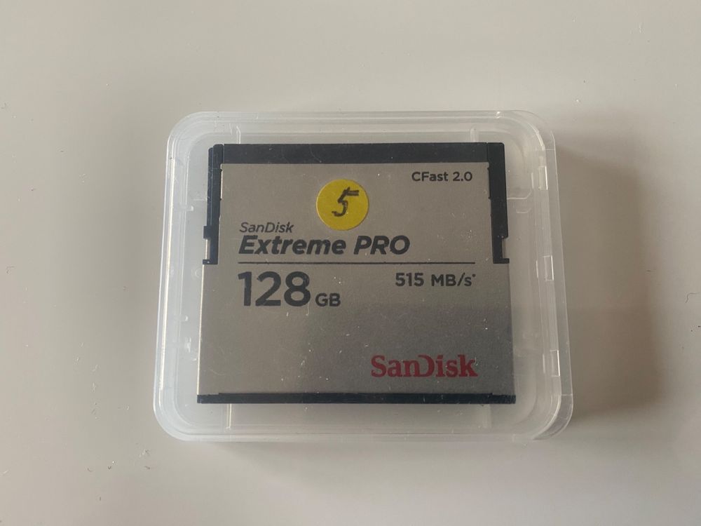 SANDISK CFast Pro (VPG 130, 128 GB, 525 MB/s) (Gebraucht) in Bottens ...