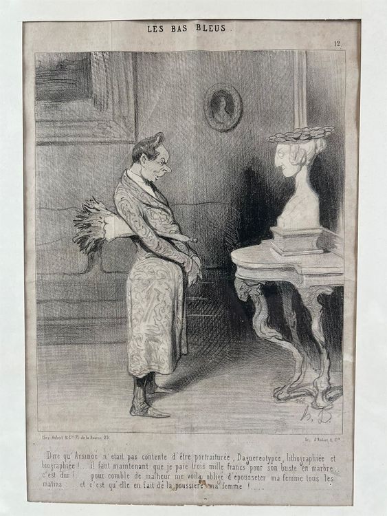 Les Bas Bleus, Karikatur (Honoré Daumier | Kaufen auf Ricardo