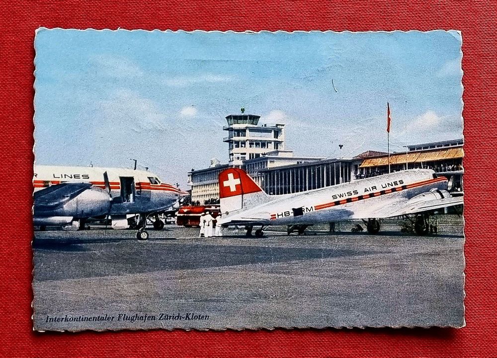 Zürich - Internationaler Flughafen - SWISSAIR DC 3 - 1953 (Gebraucht) in Rothrist für CHF 2.8 ...