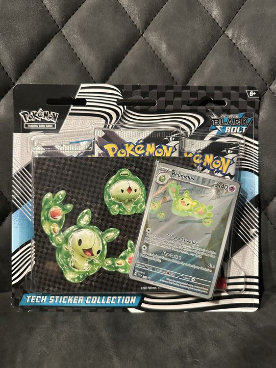 Pokemon TCG Black Bolt Tech Sticker Collection Neu OVP (Neu und ...