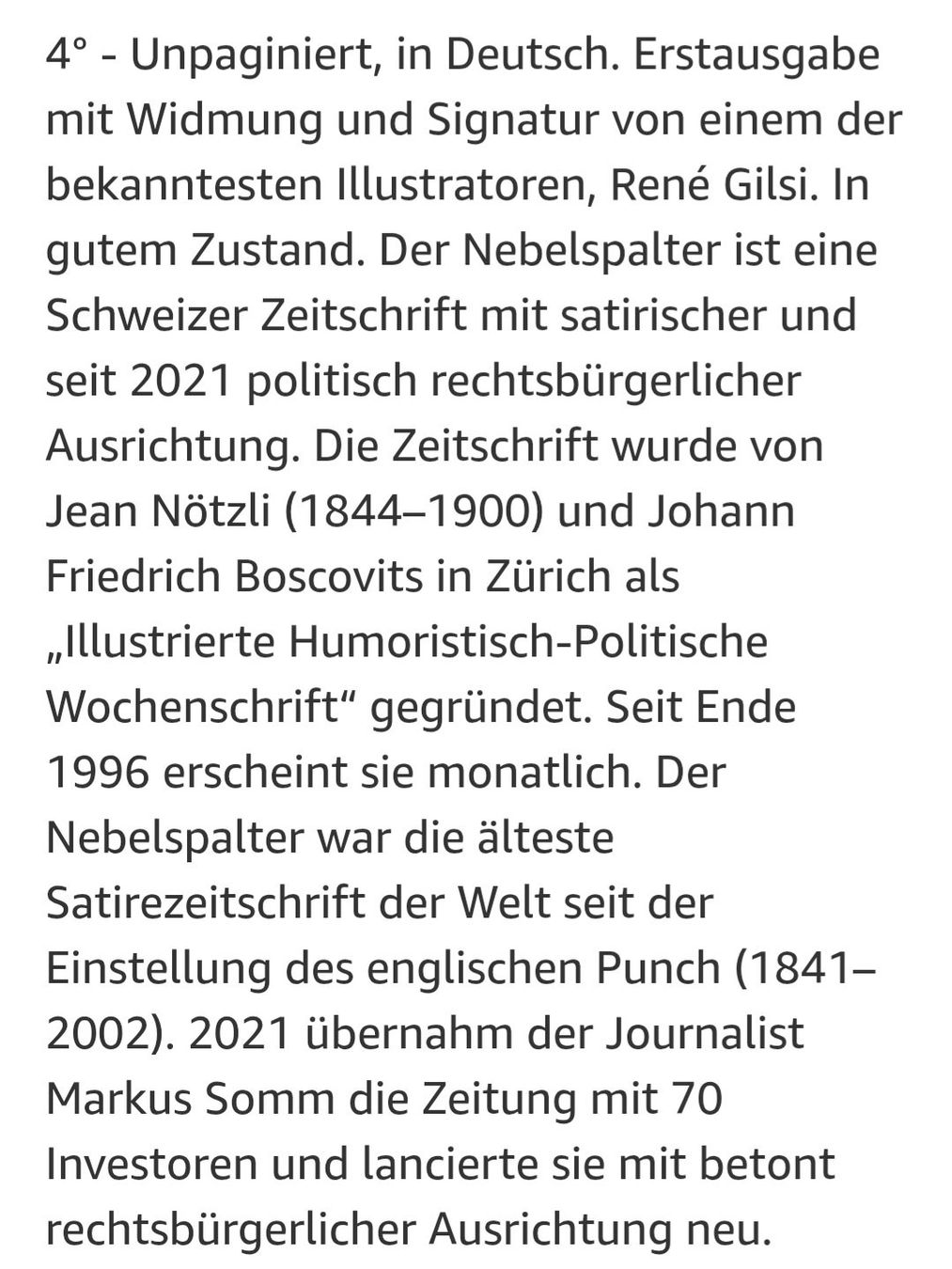 antik aber NEU (EA1981)rené gilsi zum lauf der welt ovp (Neu und ...