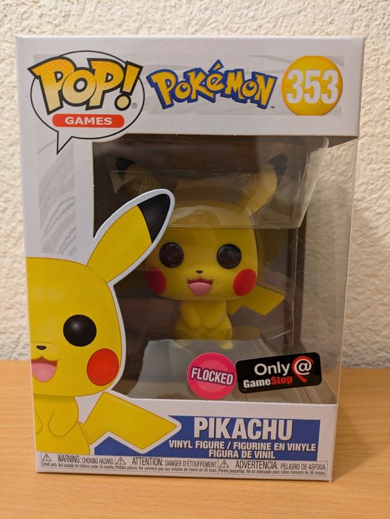 Funko Pop! Pokemon - Pikachu / Flocked GS Excl. | Kaufen auf Ricardo