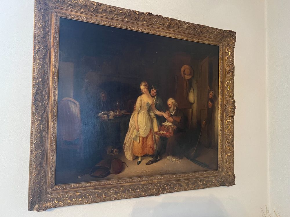 William Redmore Bigg (1755-1828) Gemälde Juwelier ca.1800 | Kaufen auf Ricardo