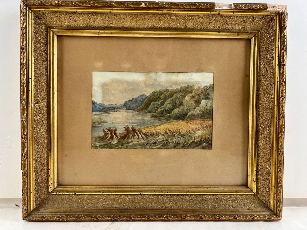 Alte Landschaft Aquarell | Kaufen auf Ricardo