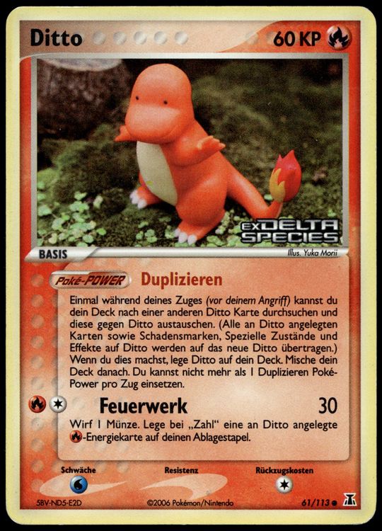 Ditto 61/113 Reverse Holo Pokémon EX Delta Species ab 1.- | Kaufen auf ...