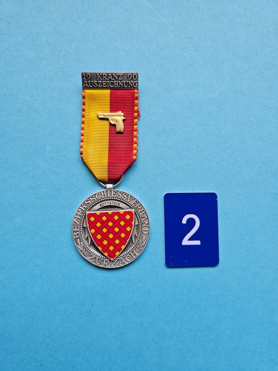 ZURZACH BEZIRK SCHIESSEN KRANZABZEICHEN MEDAILLE MÜNZEN | Kaufen auf Ricardo