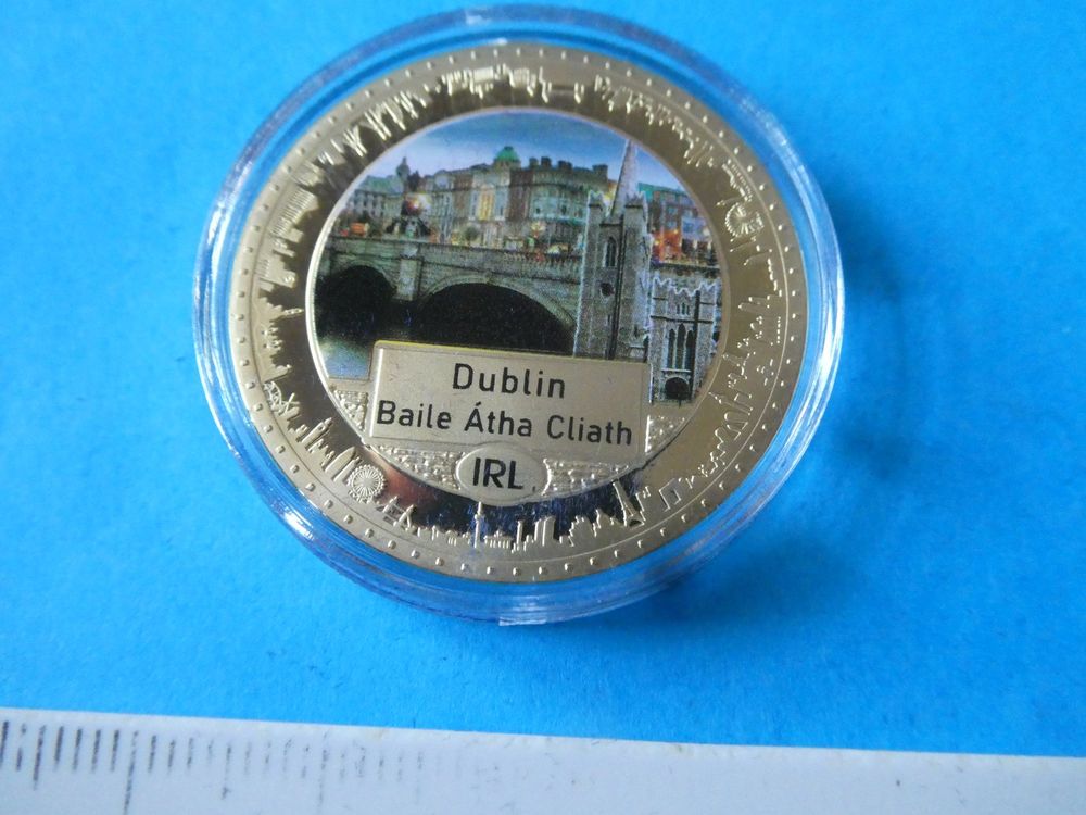 vergoldete Medaille PP 33 mm, Dublin (Neu (gemäss Beschreibung)) in ...