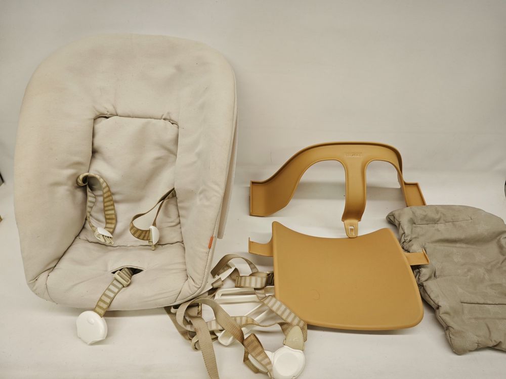 Stokke Tripp Trapp Babyset Baby Schale + Bügel Beige (Gebraucht) in ...