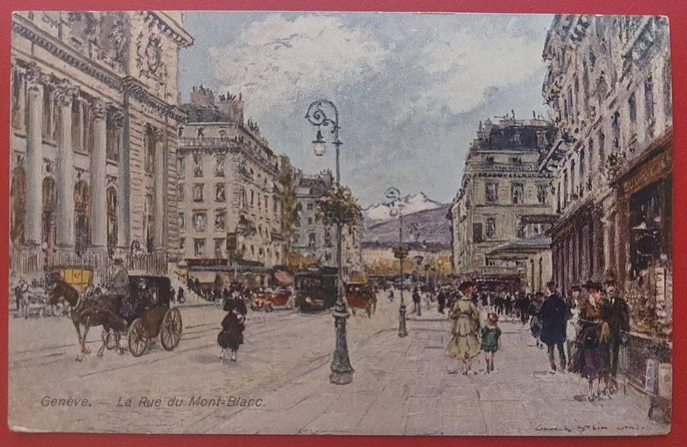 Genève - La Rue du Mont-Blanc ; Roger Diserens (Gebraucht) in St-Légier ...