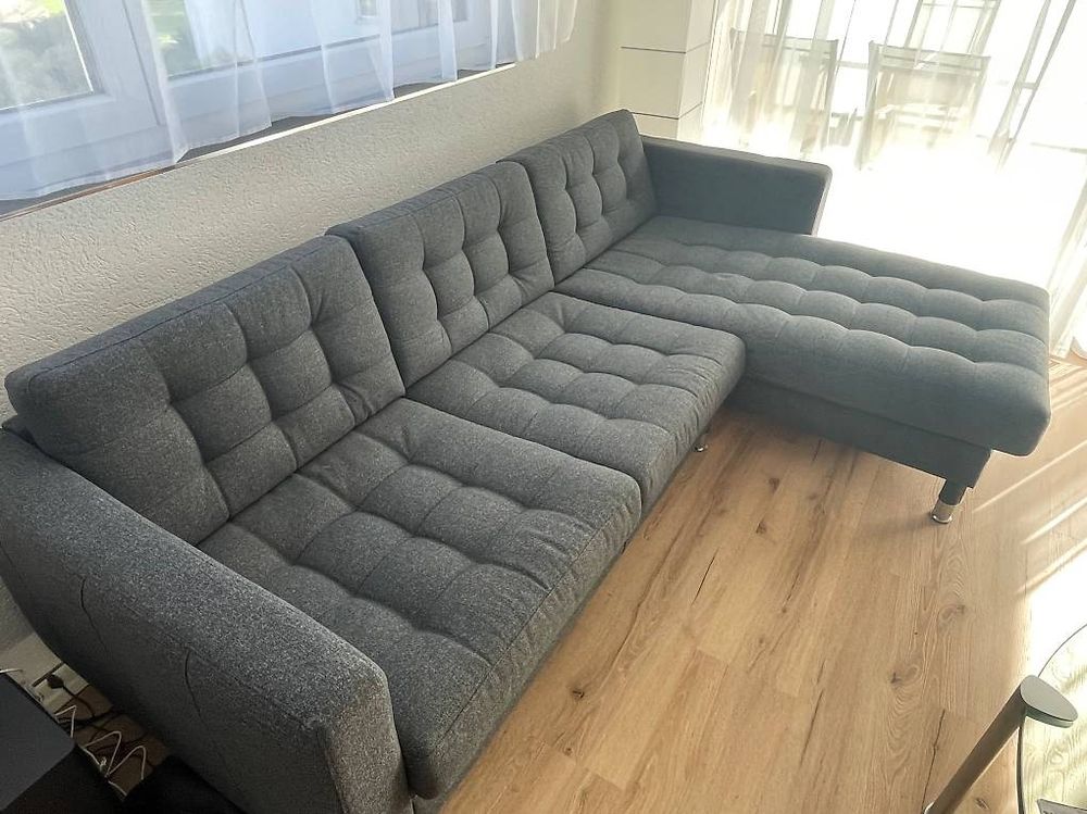 neuwertiges Sofa IKEA Landskrona mit Récamiere (Neu (gemäss ...
