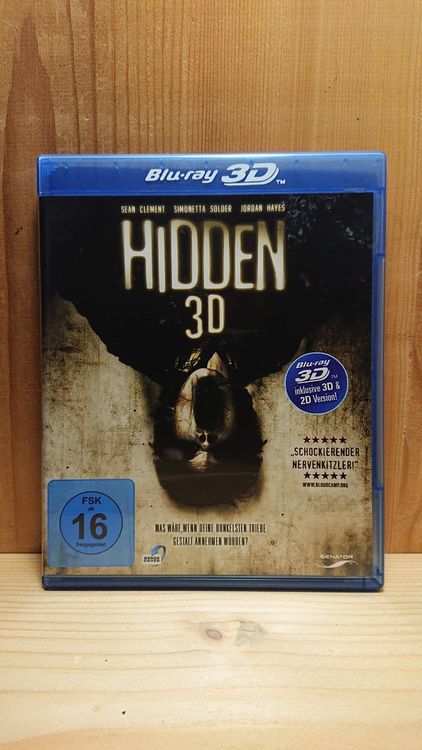 HIDDEN Blu-Ray in 3D und 2D Version (Gebraucht) in Wilderswil für CHF 4.9 – mit Lieferung auf ...
