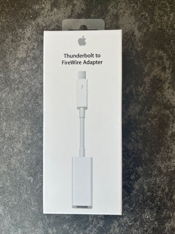 Apple Adapter Thunderbolt to FireWire (Neu und originalverpackt) in ...