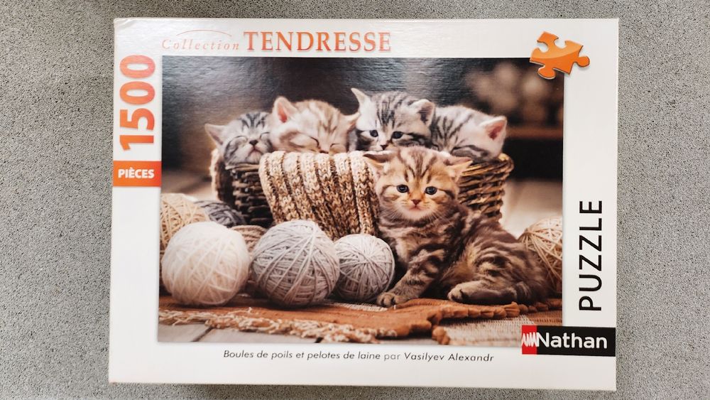 Süsses Katzen Puzzle, 1500 Teile Marke Nathan (Gebraucht) in Burgdorf ...