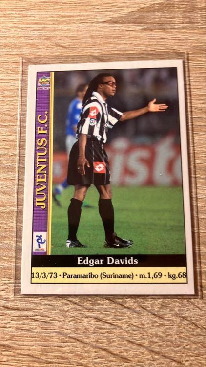 Panini MC Cards 2000 Edgar Davids FC Juventus Rarität (Neu (gemäss ...