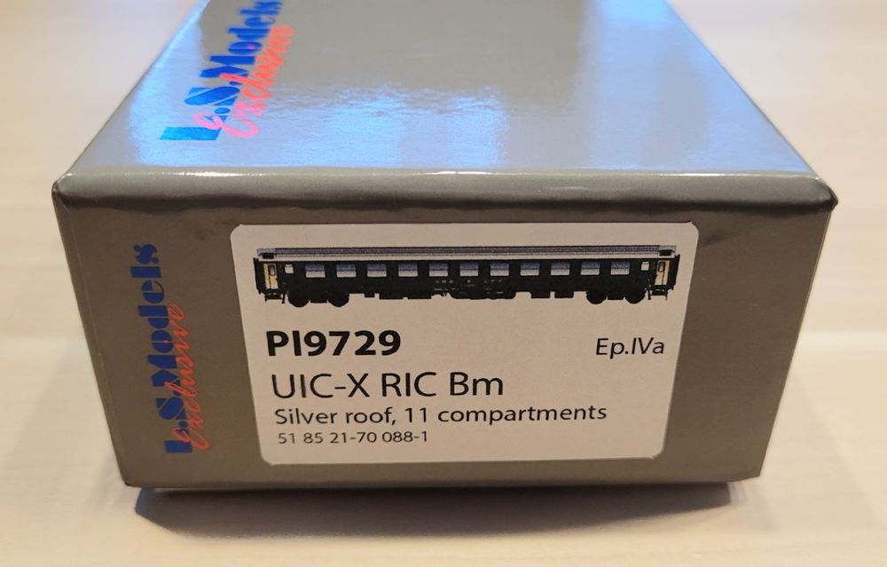 LS Models 9729 SBB CFF FFS UIC-X RIC Personenwagen Bm H0 DC (Neu und ...