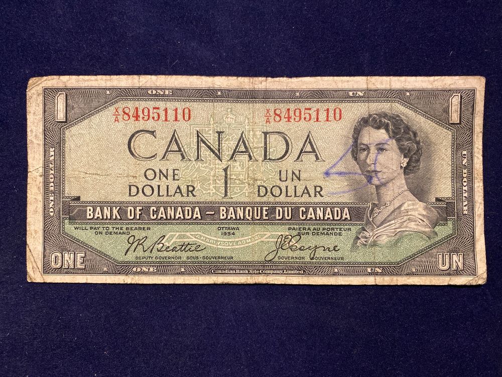 Canada 1 Dollar 1954 Canadian Bank Note Company (Gebraucht) in Naters ...