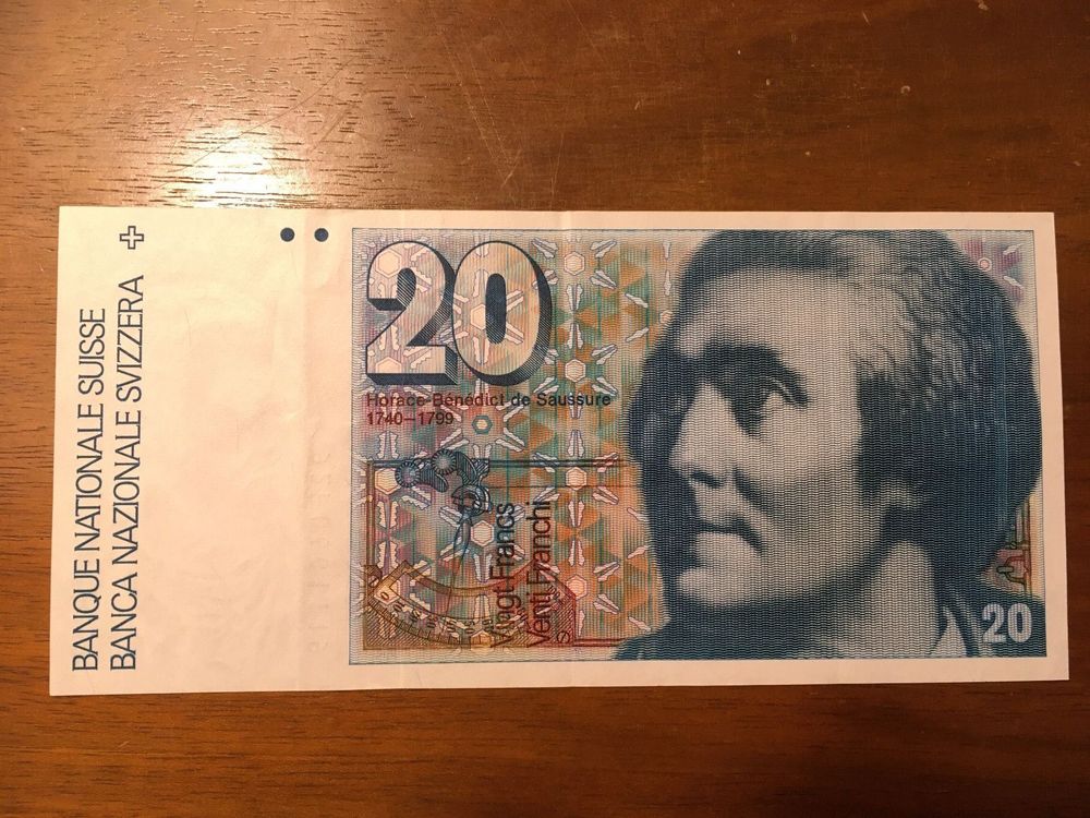 Schweizer 20er Note (1992) | Kaufen auf Ricardo