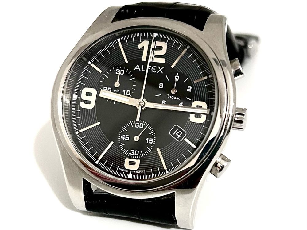 Orologio Alfex Chrono Swiss cassa ergonomica (Usato) a Paradiso per CHF ...