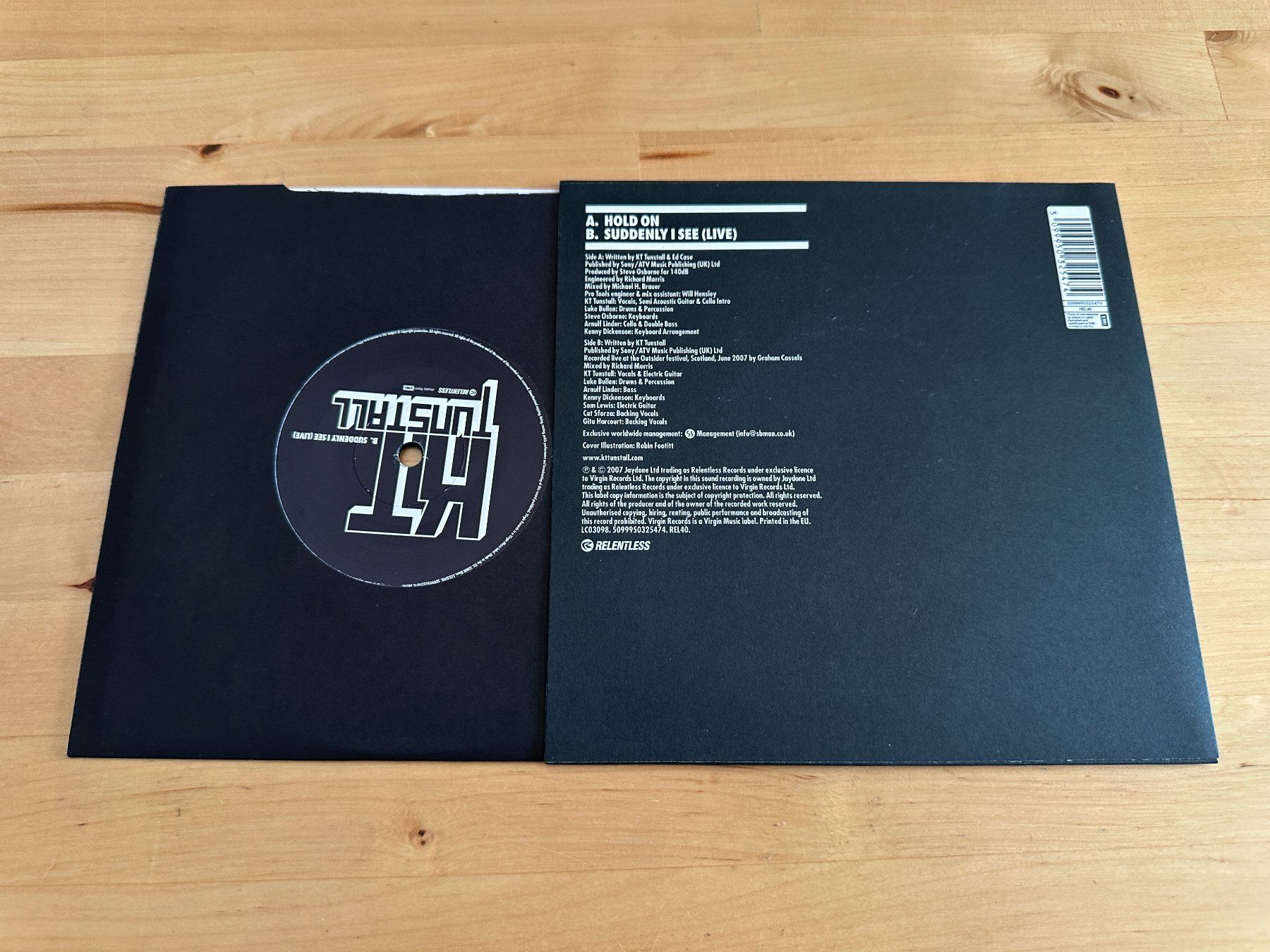 KT TUNSTALL rare Hold on Single neu Kult Rock Country Top (Gebraucht ...