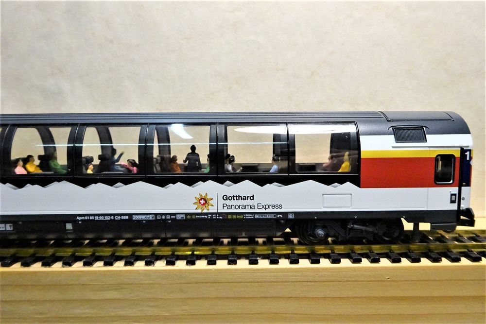 Roco SBB Gotthard Panorama Express.Reisende /Beleuchtung.OVP | Kaufen auf Ricardo