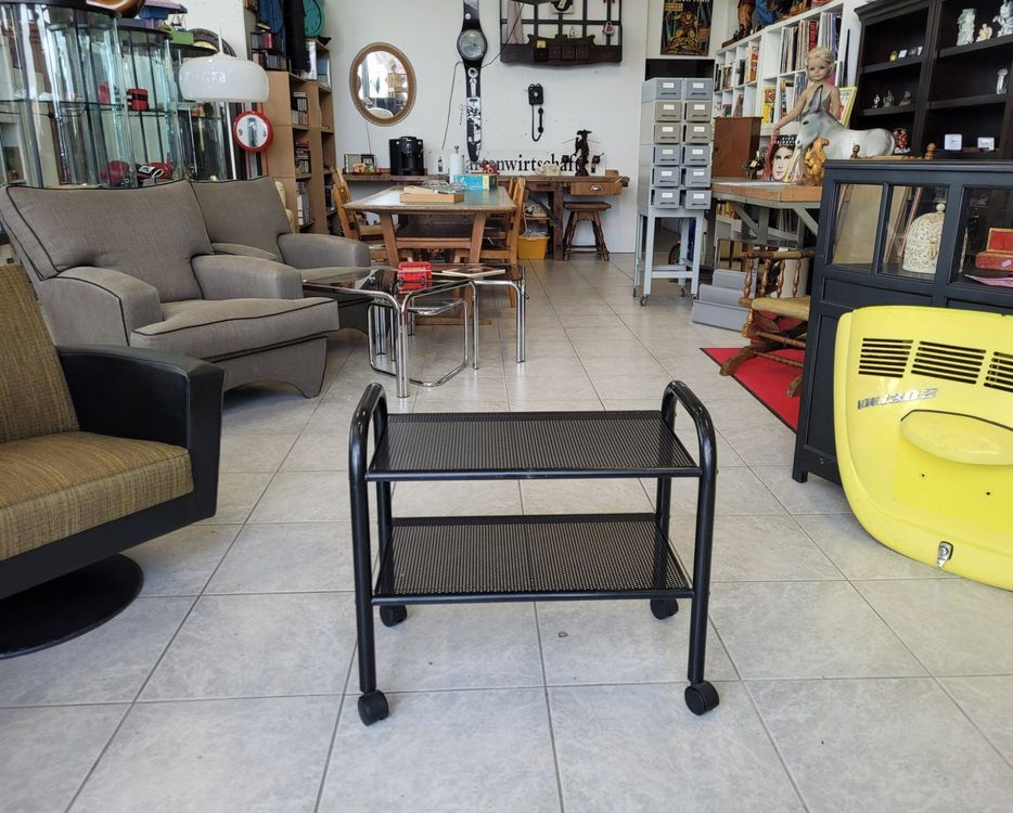 Design 1980er Servierwagen, TV-Möbel Servierboy Lochblech (Gebraucht ...
