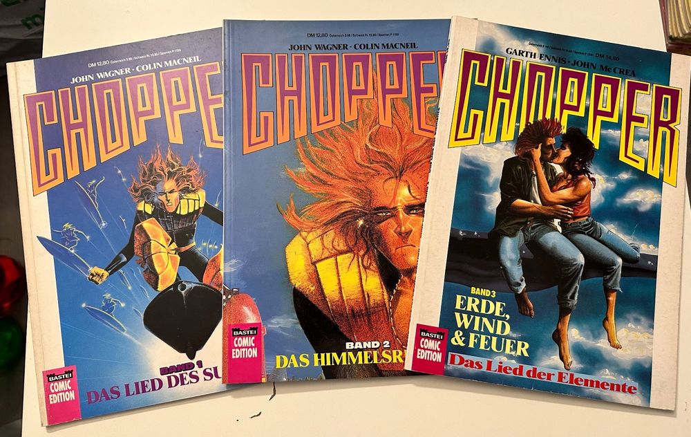 3er Serie CHOPPER - Band 1-3 - 1. Aufl. Bastei Comic Edition (Gebraucht ...