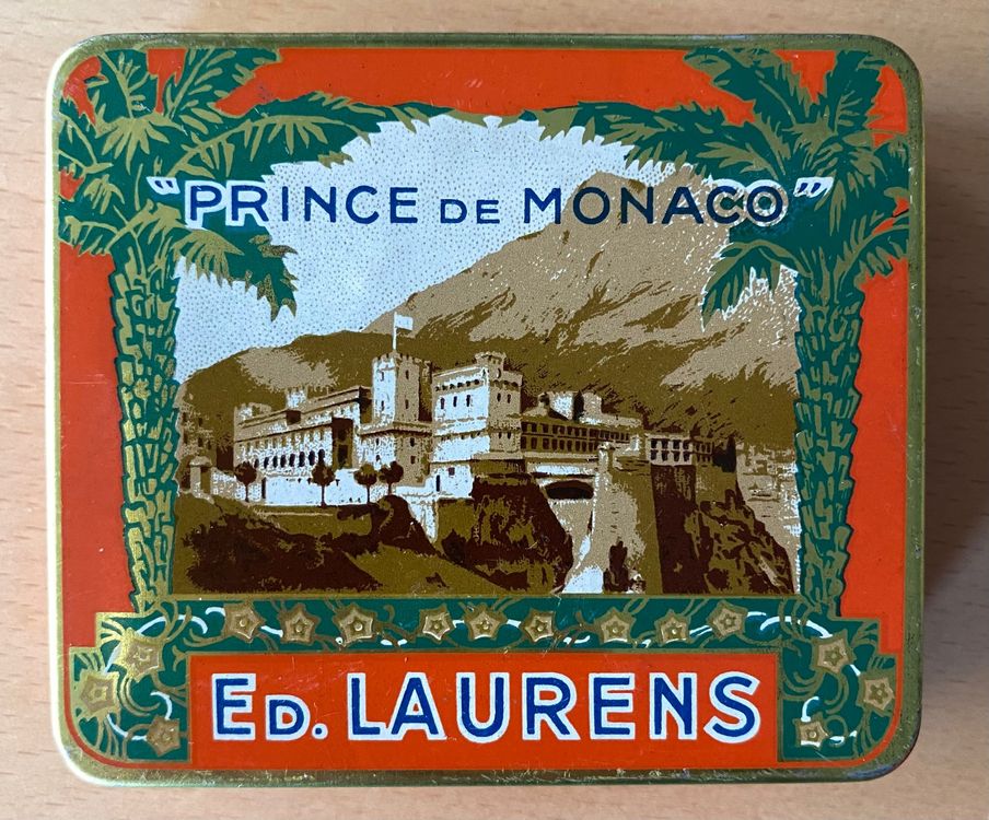Vintage Zigarettendose Ed. Laurens Prince de Monaco Dose (Gebraucht) in ...