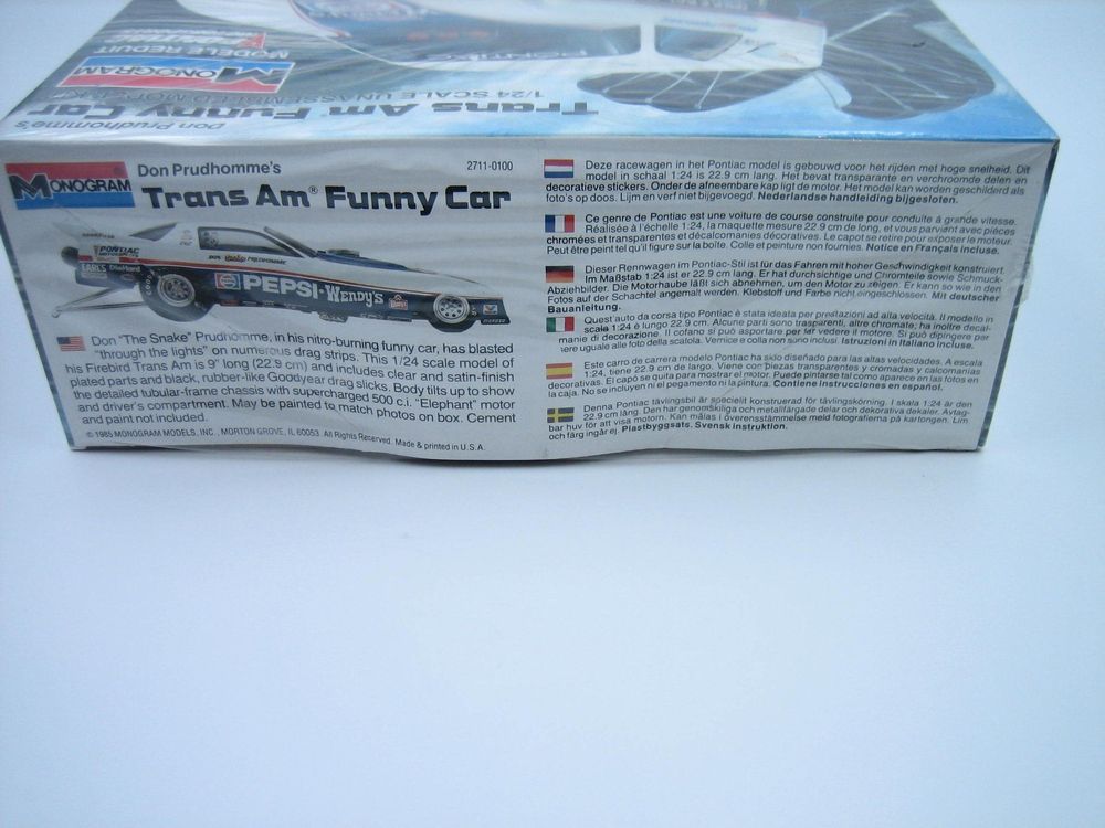 Trans Am Funny Car Monogram RAR | Kaufen auf Ricardo