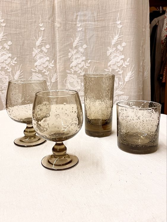 Ensemble de 26 pièces en verre soufflé et bullé de BIOT (D'occasion) à ...