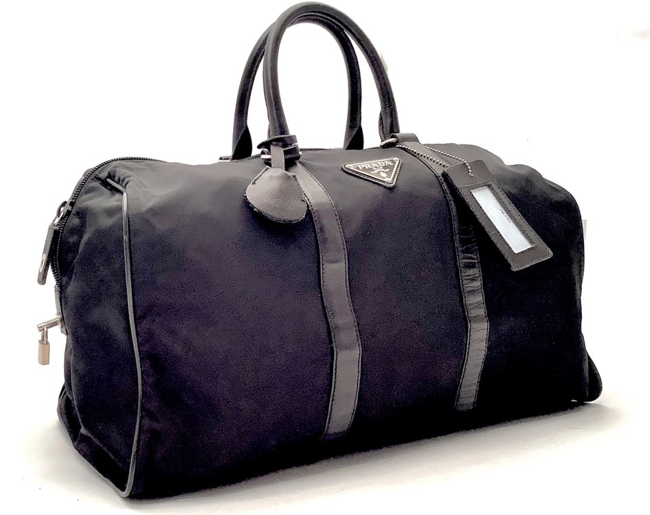 Prada Reisetasche 50 Leder/Textil Neuwertig Leicht Top | Kaufen auf Ricardo