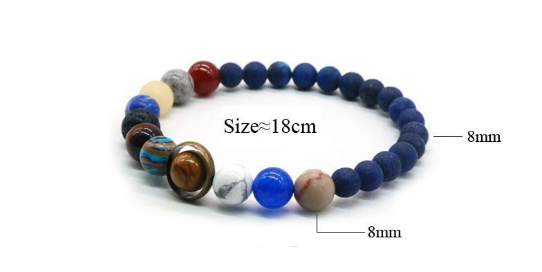 Solar System Planeten Armband aus Stein (Neu und originalverpackt) in ...