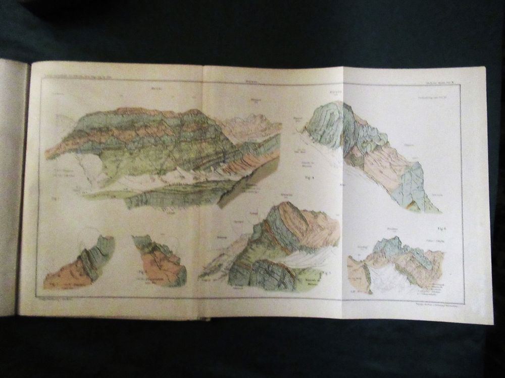 Geologie Albert Heim das Säntisgebirge 2 Bde. 1905 (Gebraucht) in Hedingen für CHF 230 – mit ...