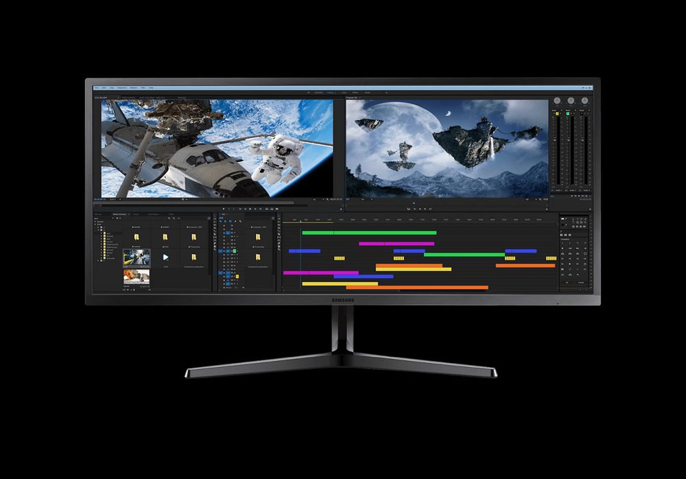 Samsung 34” Ultra-Wide Monitor (WQHD) | Kaufen auf Ricardo