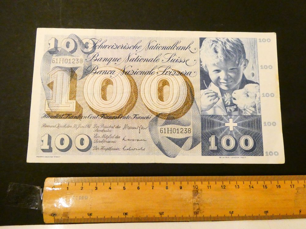 Schweiz 1967, 100 Franken | Kaufen auf Ricardo