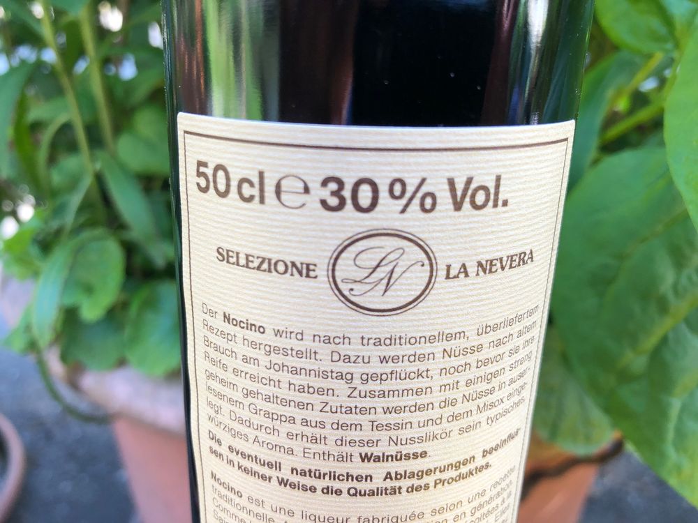 1 Flasche Nocino Ticinese "la Nevera" 30 Vol% 50cl (Neu und originalverpackt) in Wöschnau für ...