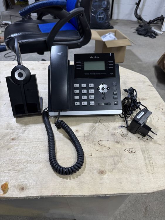 Yealink SIP-T42s mit Jabra WHB003BS | Kaufen auf Ricardo