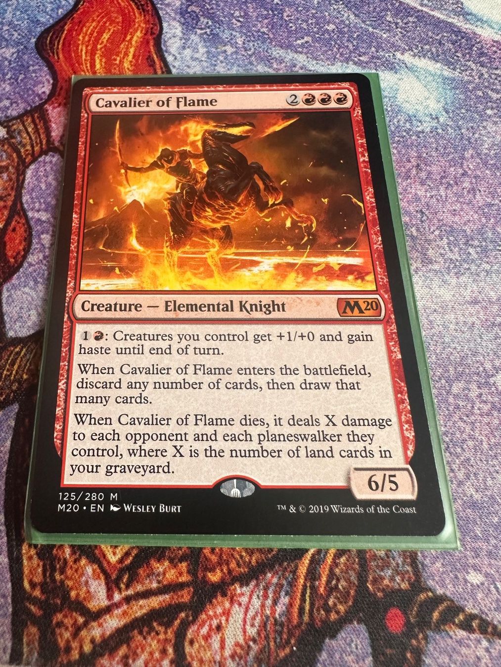 Magic the Gathering - Cavalier of Flame (Gebraucht) in Horn für CHF 1.5 ...
