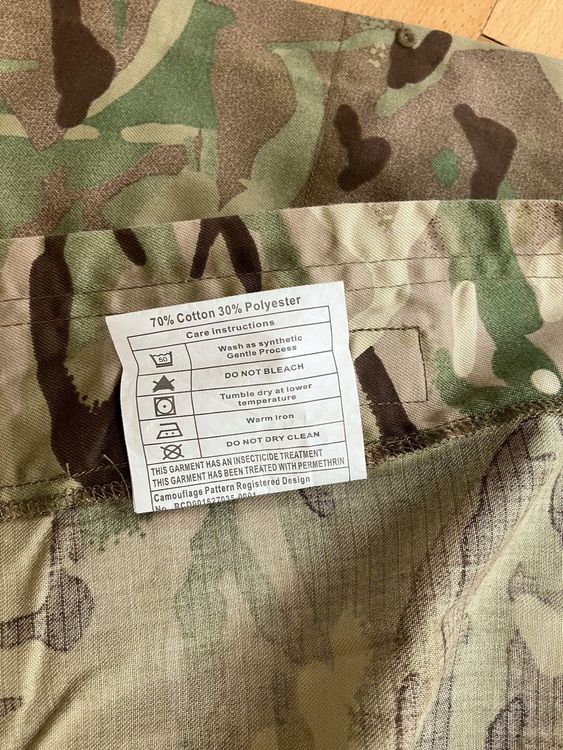 Jacket Combat, warm weather, multicam, British army | Kaufen auf Ricardo